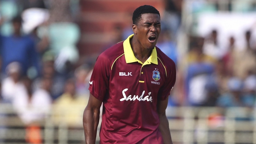Obed Mccoy - West Indies Secure 18-Run Win In First T20 vs Australia ...